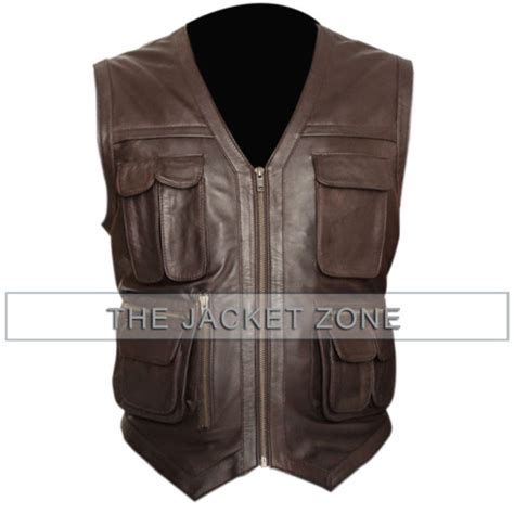 Jurassic World Chris Pratt Leather Vest