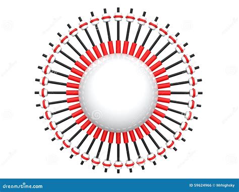 3d Abstract Futuristic Spherical Object Stock Illustration Illustration Of Abstract Geometric