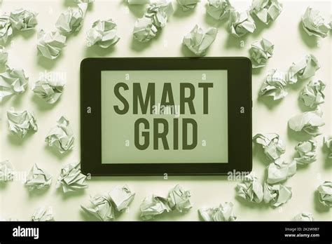 Text Caption Presenting Smart Grid Word For Includes Of Operational