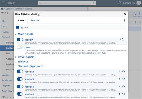 Multiple Instances Of A Panel V 24 Erp Bg