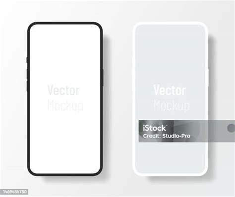 아이폰 모형과 유사한 스마트 폰 3d 템플릿 모형에 대한 스톡 벡터 아트 및 기타 이미지 모형 실물 모형 휴대전화 Istock