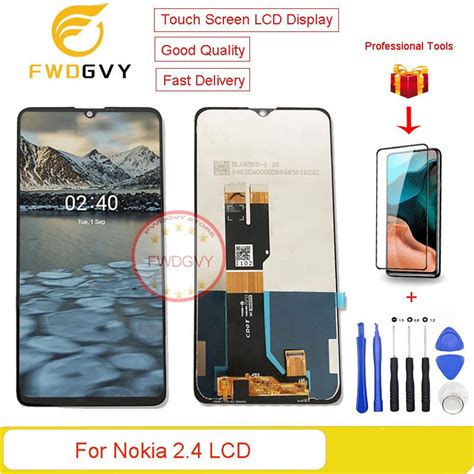 6 5 Inches For Nokia 2 4 Front Lcd Display Touch Screen Digitizer Lcds Replacement Repair Parts