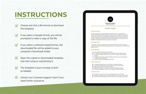 Project Scope Template In Word PDF Google Docs Download Template Net