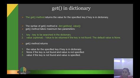 S04 3 Bca 105 Functions Of Dictionary In Python Youtube
