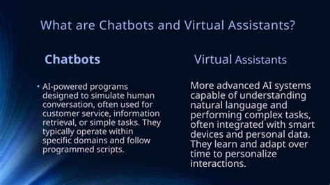 Chatbots And Virtual Assistants Pptpptx