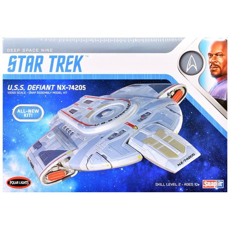 Skill 2 Snap Model Kit Uss Defiant Nx 74205 Starship Tv Series 11000