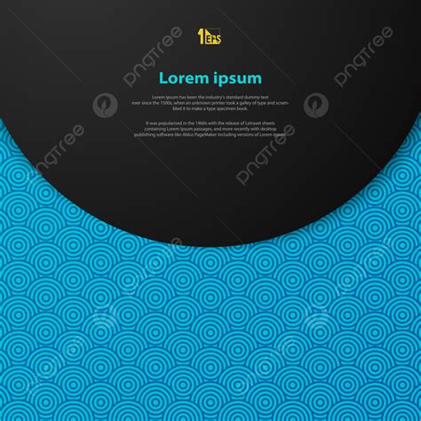 그라디언트 블랙 커버 헤드 포스터에 패턴 배경의 추상 블루 Caelestis 기하학적 원 커버 디자인 봉투 템플릿 Psd 다운로드 디자인 자료 다운로드