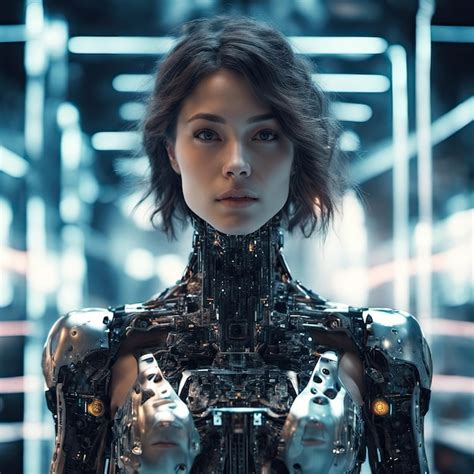 Premium Ai Image Artificial Intelligence Robot Working