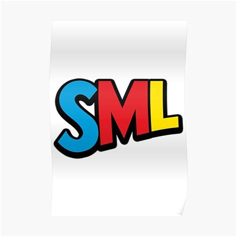 Sml Jeffy Merch Sml Logo Poster For Sale By Zaidishopy Redbubble