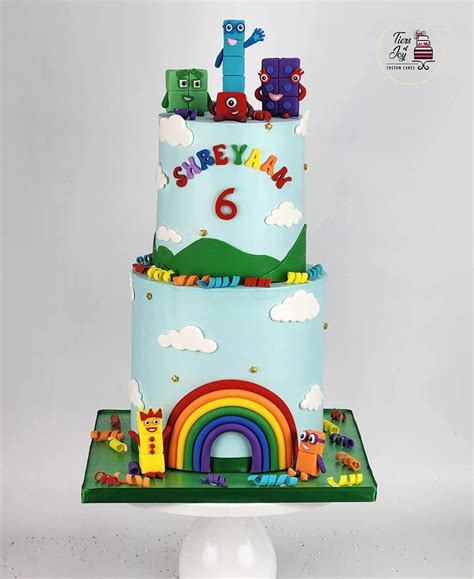 Tiers Of Joy Nj Alphablocks Cake Buttercream Cake With