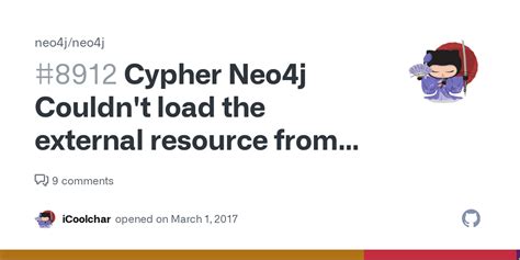Cypher Neo4j Couldnt Load The External Resource From An Arbitrary
