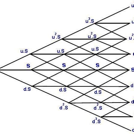 Trinomial Tree With Four Steps Download Scientific Diagram