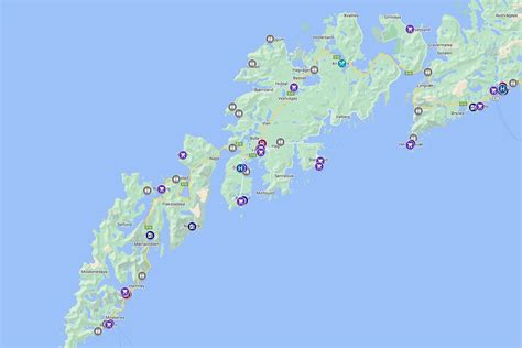 Mapa De Lofoten Viatioga