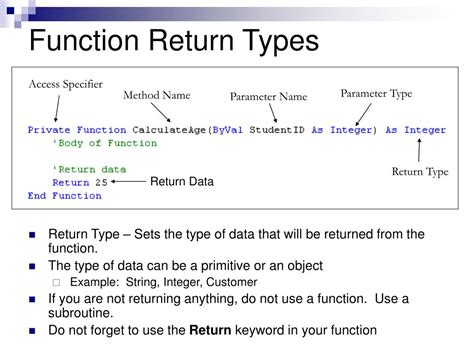 Ppt Custom Classes And Objects In Visual Basic A Complete Guide