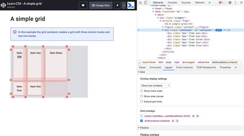 grid cuadrícula web dev