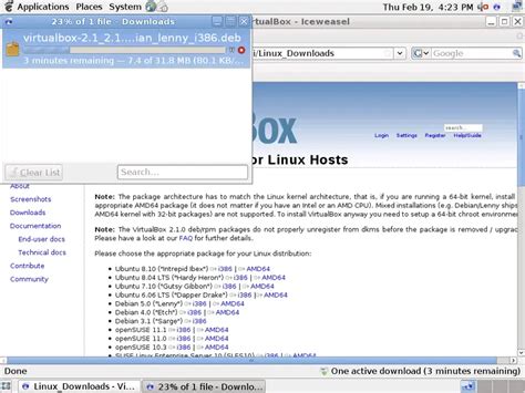 Installing Virtualbox 2 On A Debian Lenny Desktop
