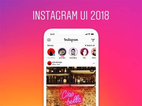 Instagram 2018 Ui Kit For Sketch Freebie Download Sketch Resource Sketch Repo