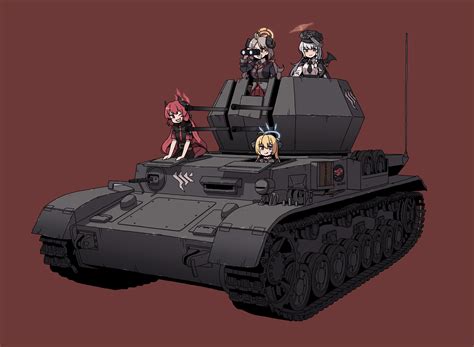 Haruna Junko Izumi And Akari Blue Archive Drawn By Karepack Danbooru