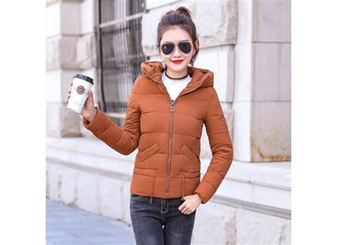 Casaco feminino elegante de inverno fino de algodão espessante com o Melhor Preço é no Zoom