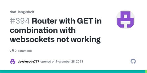Router With GET In Combination With Websockets Not Working Issue 394