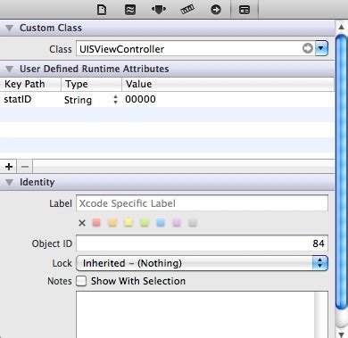 Interface Builder User Defined Runtime Attributes In IB For IPhone
