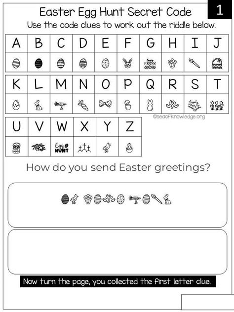 Easter Escape Room Printable Riddles [secret Code] Worksheets Library