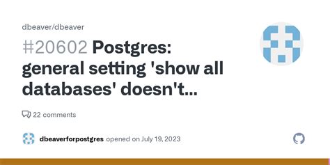 Postgres General Setting Show All Databases Doesnt Work Only The Default Database Is Shown