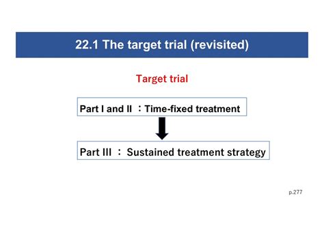 Target Trial Emulation Causal Inference What If Chapter 22 Speaker Deck