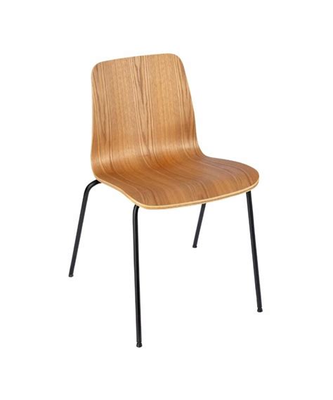 Copenhagen Side Chair 4 Leg Lacquered Ash Shell 61991 Wood