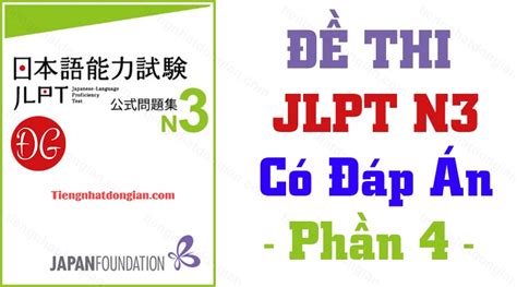 FULL 26 BỘ ĐỀ THI JLPT N3 CỰC SÁT VỚI ĐỀ THI THẬT Có Đáp Án