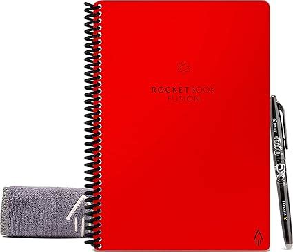 Amazon Com Rocketbook Fusion Smart Reusable Notebook Calendar To Do Lists And Note Template