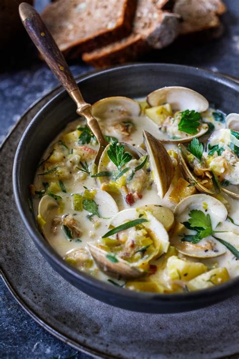 Fresh Clam Chowder Recipe Feasting At Home