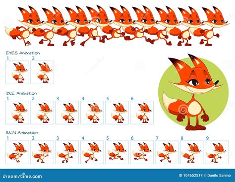 Blinking Eyes Steps Vector Preset For Character Animation Design