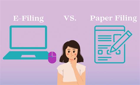 E Filing Vs Paper Filing Bette Hochberger Cpa Cgma