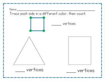 Geometry Unit Activity Packet By Especially For Special Education