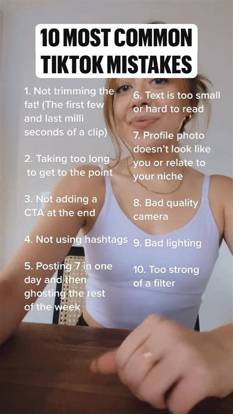 10 Most Common Tiktok Mistakes Artofit