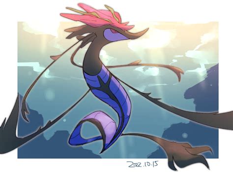 Dragalge Pokemon Drawn By Moriopokeorio Danbooru