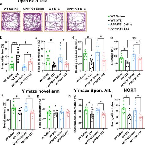 Open Field Test Y Maze Task And Novel Object Recognition Test Ae