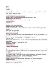 INSIDE OUT SCRIPT Pdf Filbert Becky Together JOY V O Do You Ever Look At Someone And