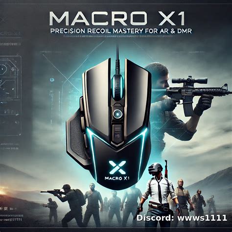 배그 반동제어 매크로 Macro X1 소개 Ardmr 완벽 지원