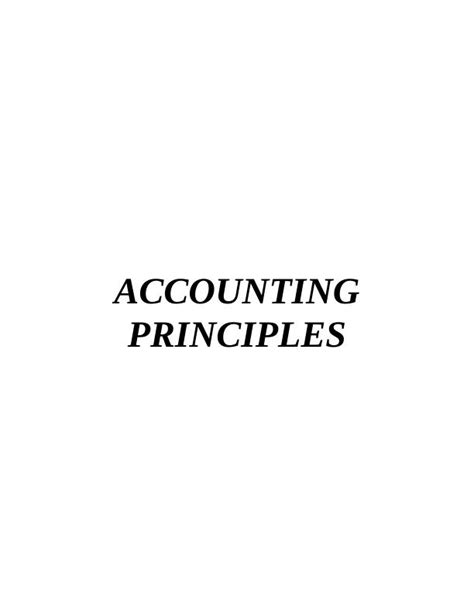 Accounting Principles Scope Purpose And Ethical Function
