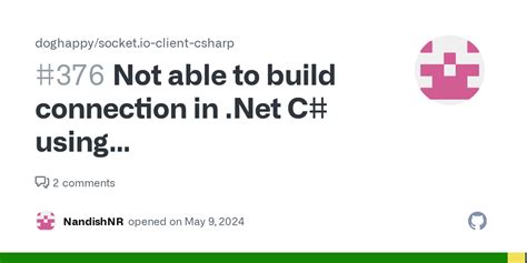 Not Able To Build Connection In Net C Using Socketioclient Socketio Class Issue