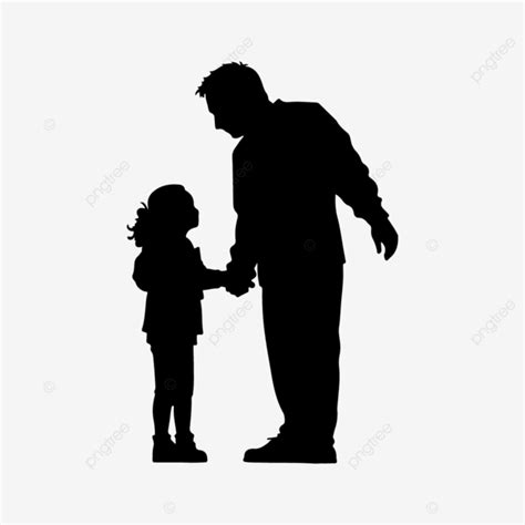 아버지의 날 실루엣 벡터 아버지의 날 아버지 부모 자식 Png 일러스트 및 벡터 에 대한 무료 다운로드 Pngtree