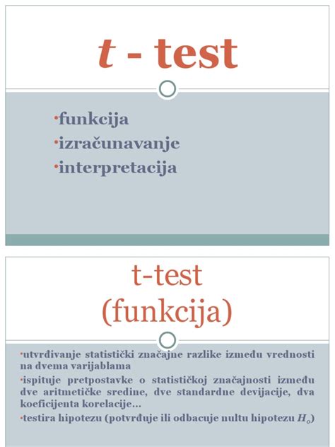 4 T Test Pdf