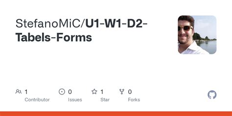 Github Stefanomic U1 W1 D2 Tabels Forms