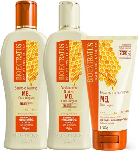 Kit Bio Extratus Mel Nutritive Trio Beleza Na Web
