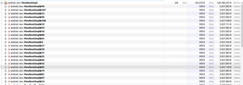 memory leak in viewrootimpl 4 while executing recordpaparazzi · issue