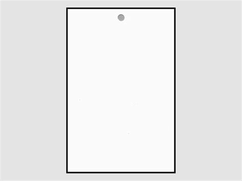 Form WDX Plain White Card 125 Pk KTA Gage