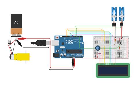 Circuit Design Wind Turbine Tinkercad