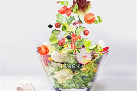新鲜素食沙拉图片素材 正版创意图片500761576 摄图网